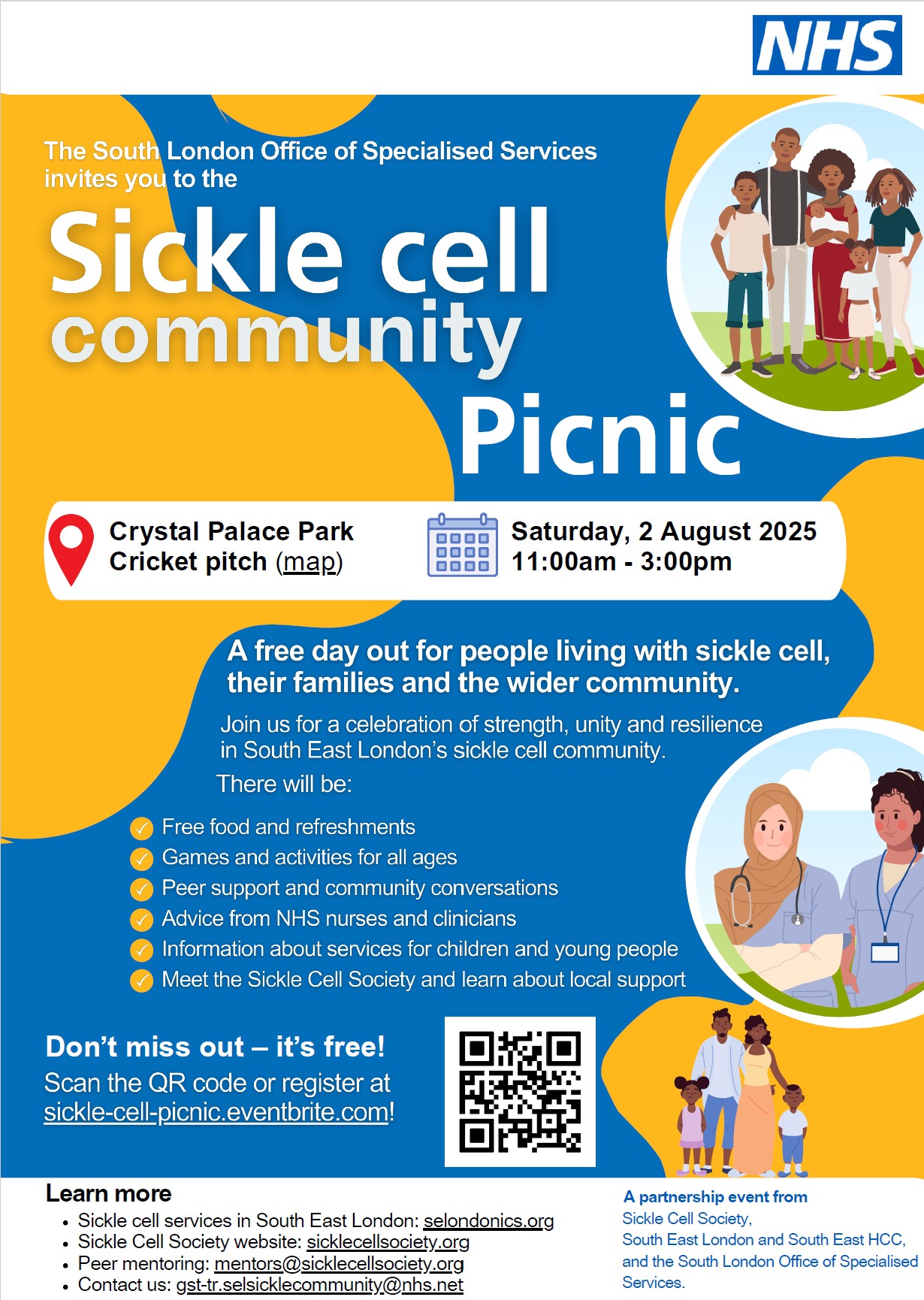 Sickle cell community picnic - SELSE HCC